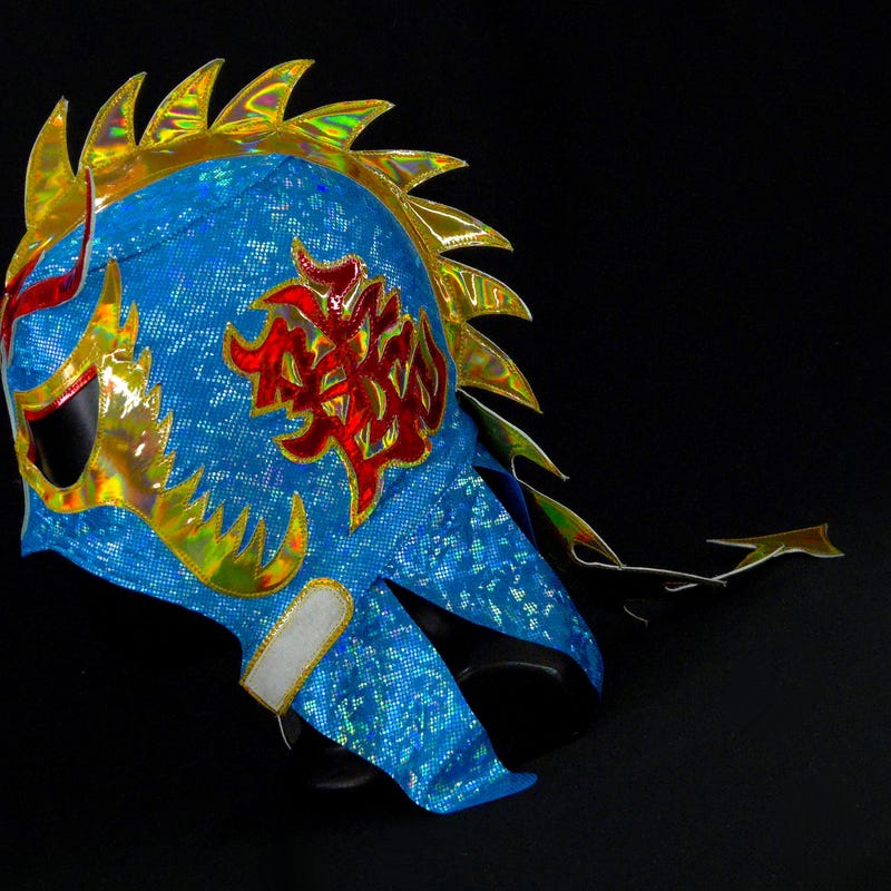 Dragon Mask Yellow - Etsy UK