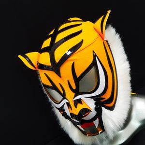 Tiger Mask Wrestling Mask Luchador Costume Wrestler Lucha Libre Mexican ...