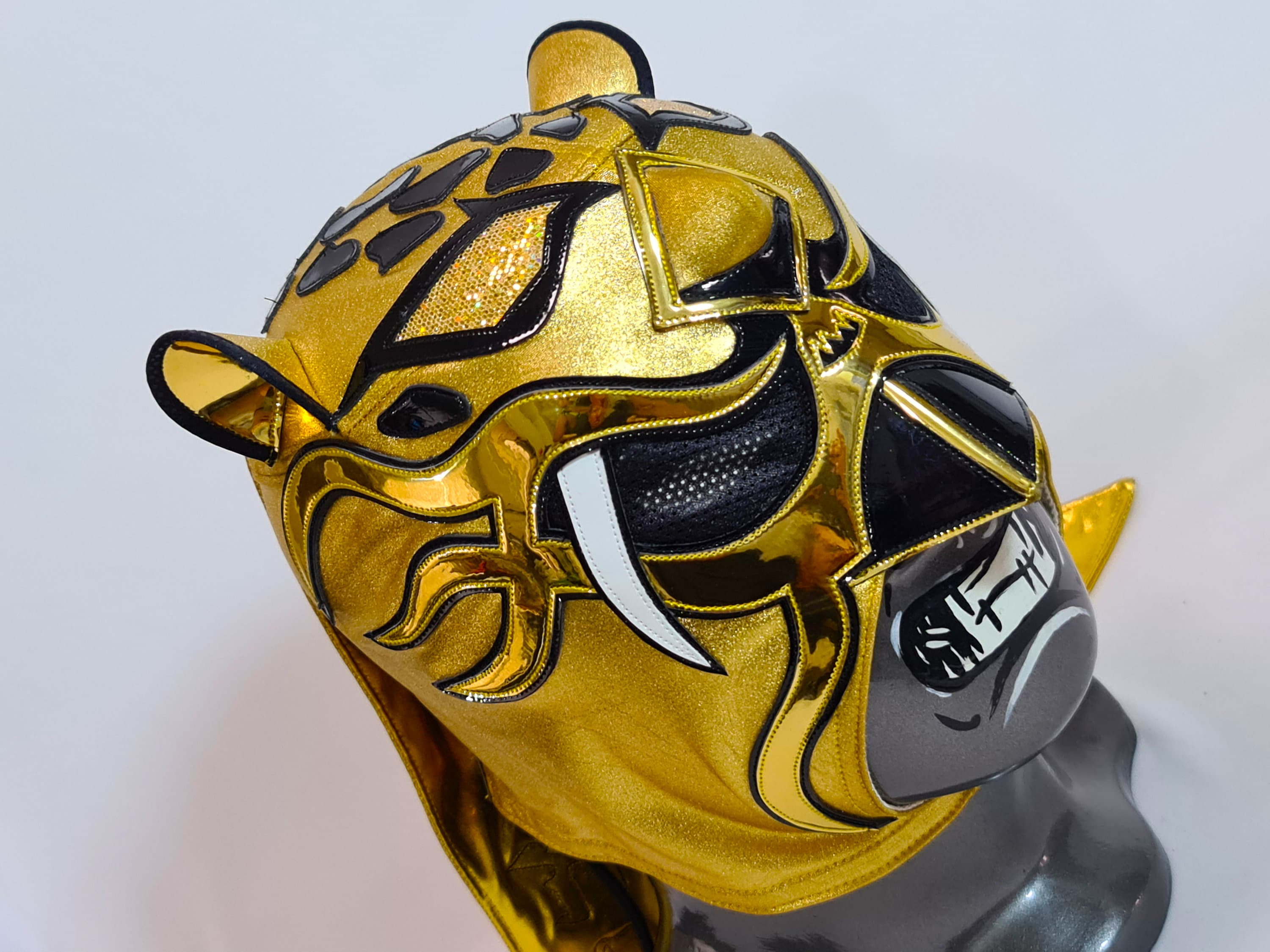 MÁSCARA DE REY TIGRE hecha a mano, máscara de lucha libre, disfraz de ...