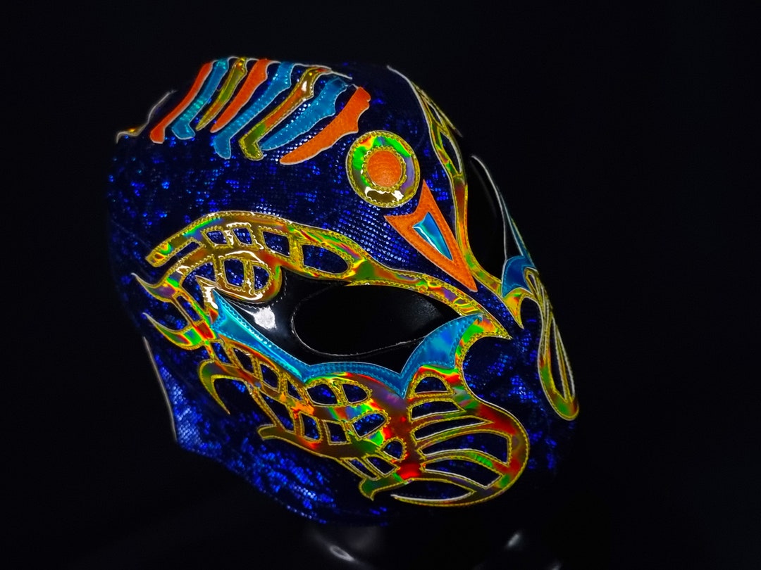 Hand Made TITAN MASK Wrestling Mask Luchador Costume Wrestler Lucha ...