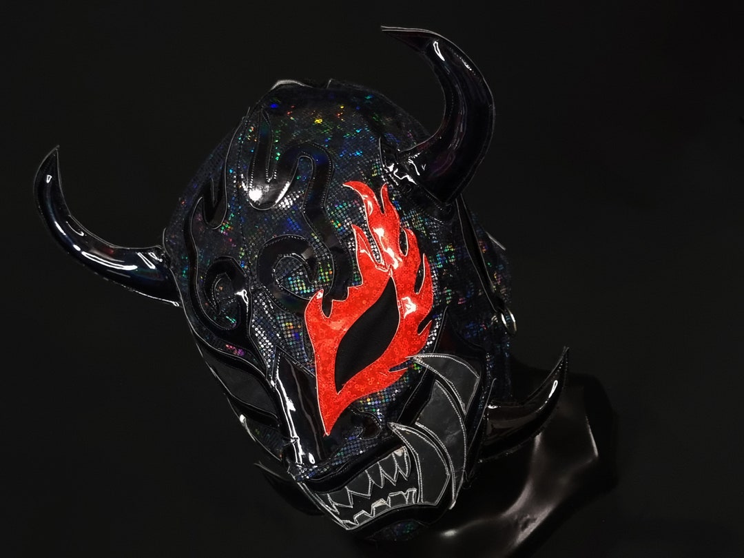 DEMON Mask Wrestling Mask Luchador Costume Wrestler Lucha Libre Mexican ...