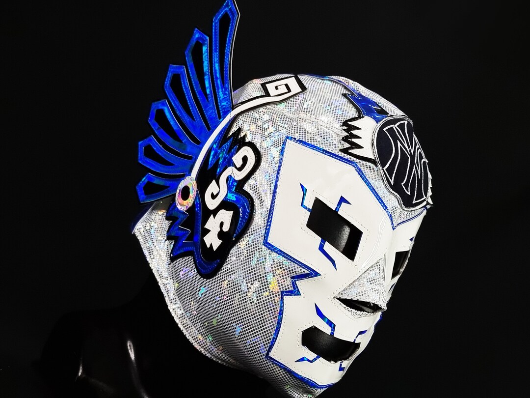 Hand Made AZTEK Mask Wrestling Mask Luchador Costume Wrestler Lucha ...