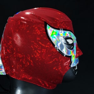 RED DEMON MASK Style Wrestling Mask Luchador Costume Wrestler Lucha ...