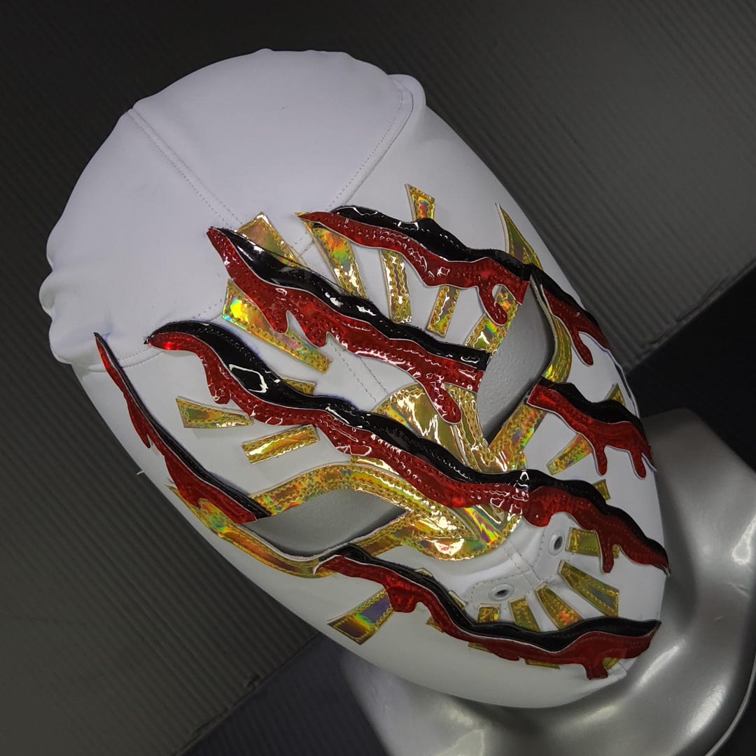 Hand Made SCARS Mask Wrestling Mask Luchador Costume Wrestler Lucha ...