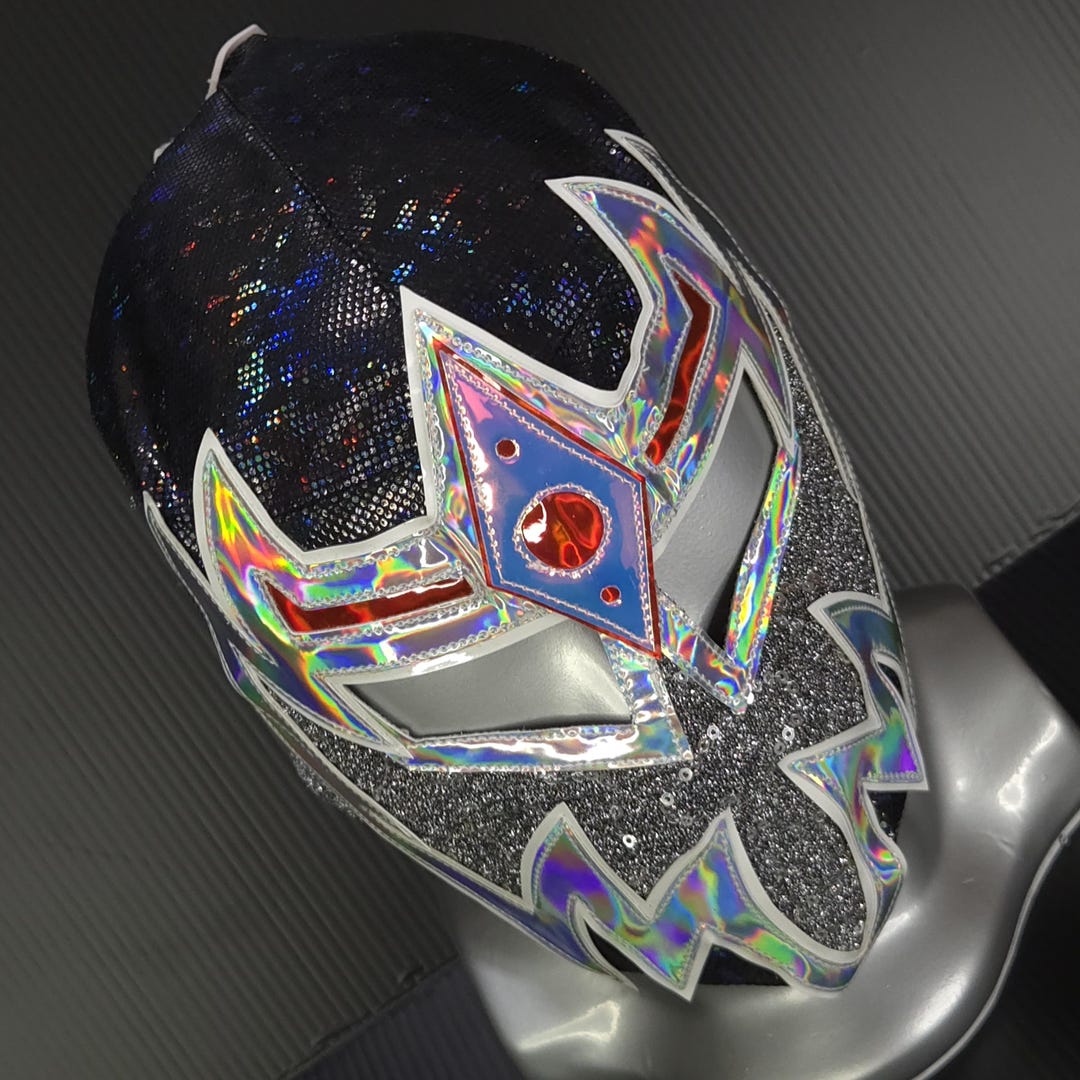Hand Made NINJA Mask Wrestling Mask Luchador Costume Wrestler Lucha ...