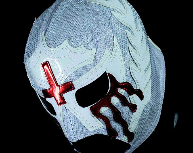 Hand Made BLOOD Mask Wrestling Mask Luchador Costume Wrestler Lucha ...