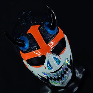 SKULL MASK Wrestling Mask Luchador Costume Wrestler Lucha Libre Mexican ...