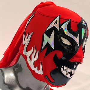 INFERNO Mask Wrestling Mask Luchador Costume Wrestler Lucha Libre ...