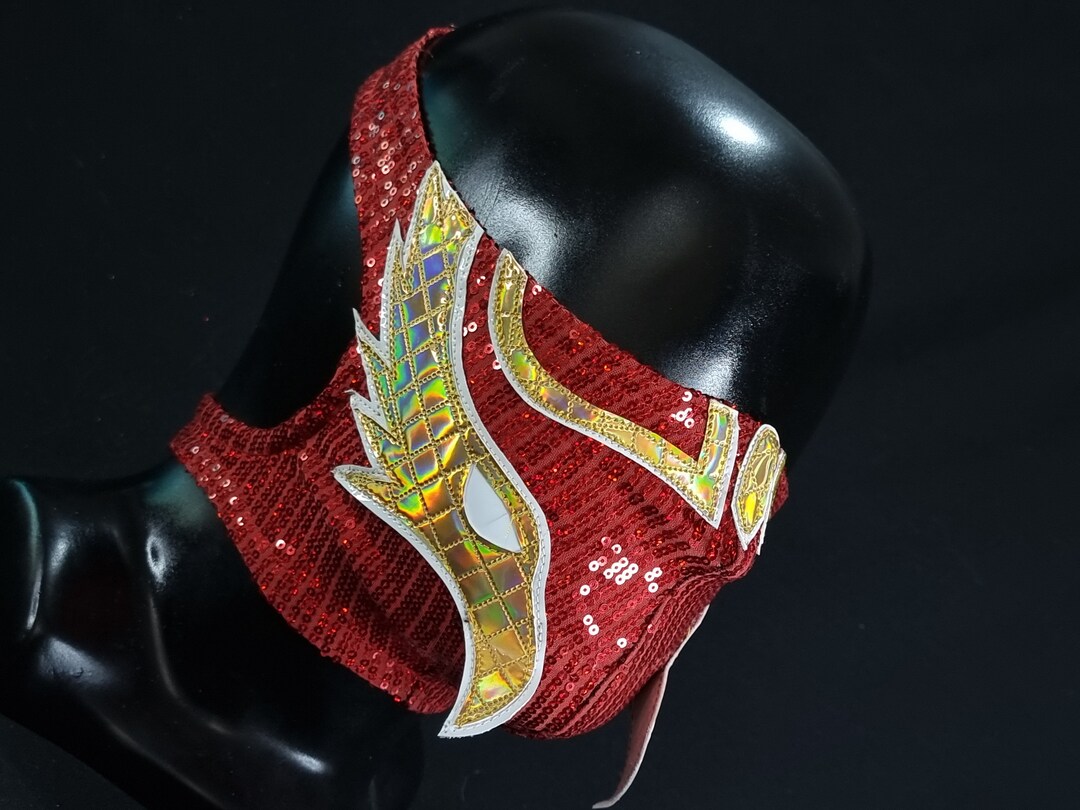 HALF WRESTLING MASK Wrestling Mask Luchador Costume Wrestler - Etsy