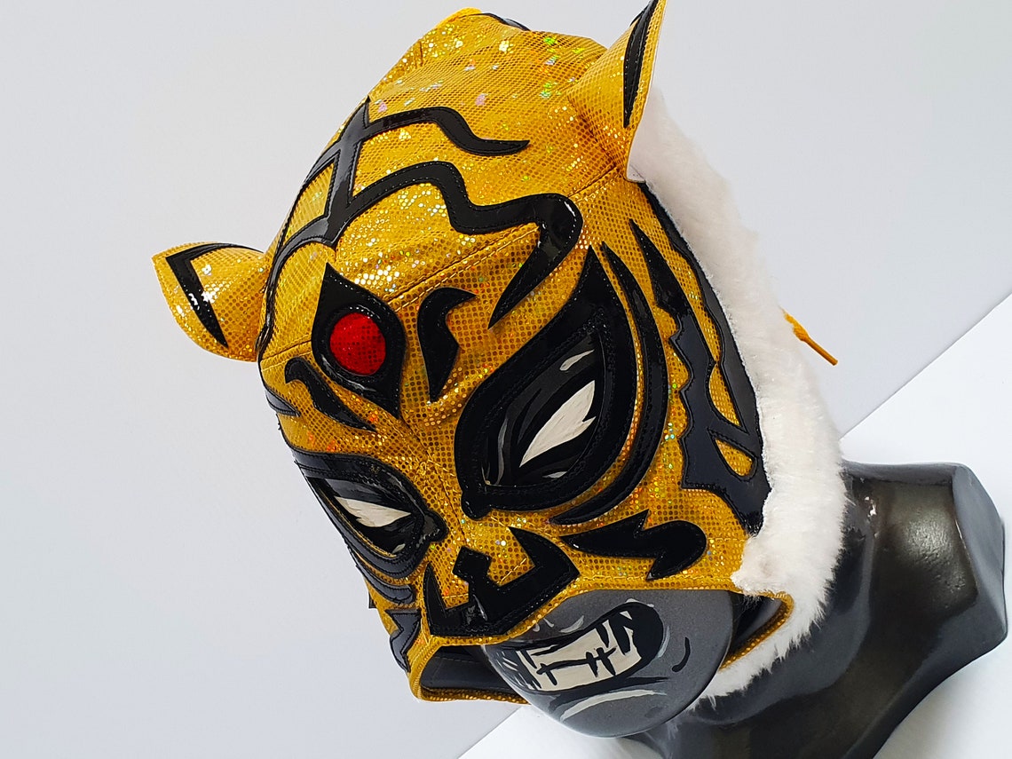 REAL PRO Tiger Mask Wrestling Mask Luchador Costume Wrestler - Etsy