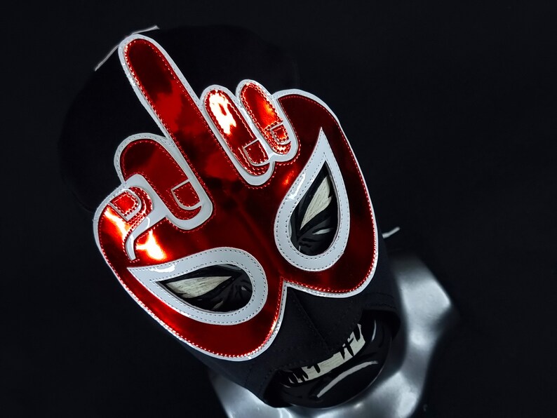 THE FINGER the Bird Mask Wrestling Mask Luchador Costume - Etsy