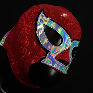 RED DEMON MASK Wrestling Mask Luchador Costume Wrestler Lucha Libre ...