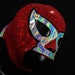 Hand Made RED DEMON MASK Wrestling Mask Luchador Costume Wrestler Lucha ...