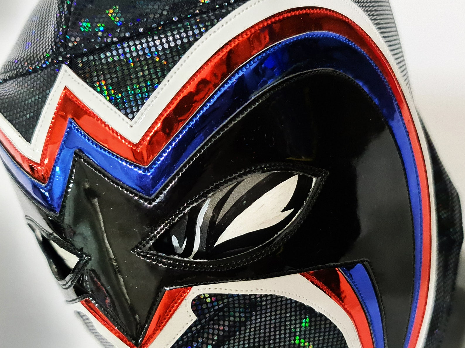 Hand Made WARRIOR MASK Wrestling Mask Luchador Costume Wrestler Lucha ...