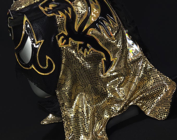 DRAGON Wrestling Mask Luchador Costume Wrestler Lucha Libre Mexican ...