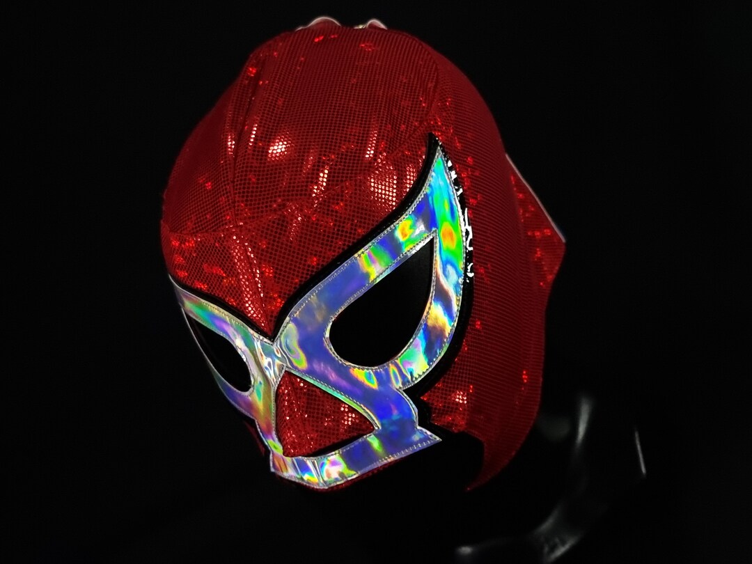 RED DEMON MASK Wrestling Mask Luchador Costume Wrestler Lucha Libre ...