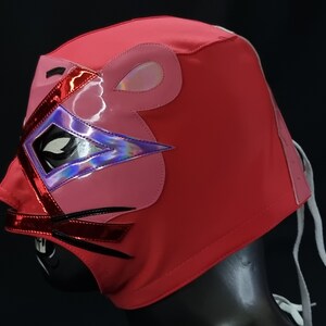 Hand Made PINK Mask Wrestling Mask Luchador Costume Wrestler Lucha ...