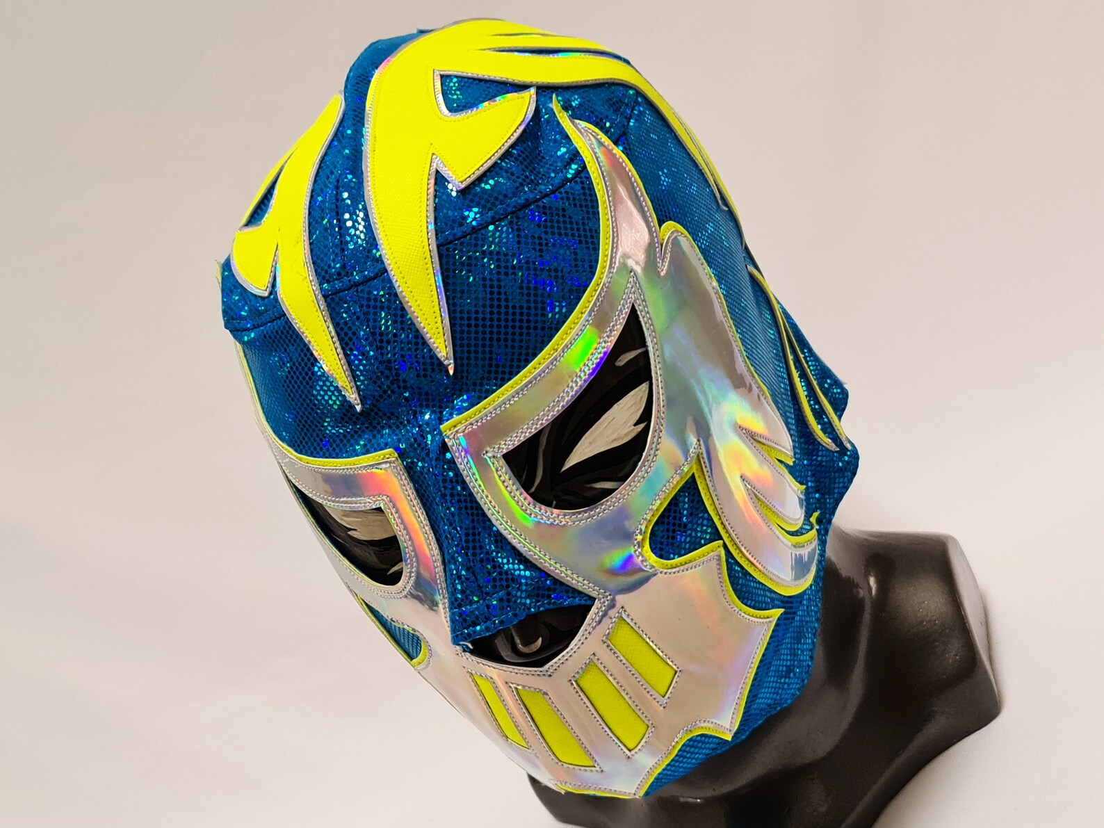 THUNDER Mask Wrestling Mask Luchador Costume Wrestler Lucha | Etsy