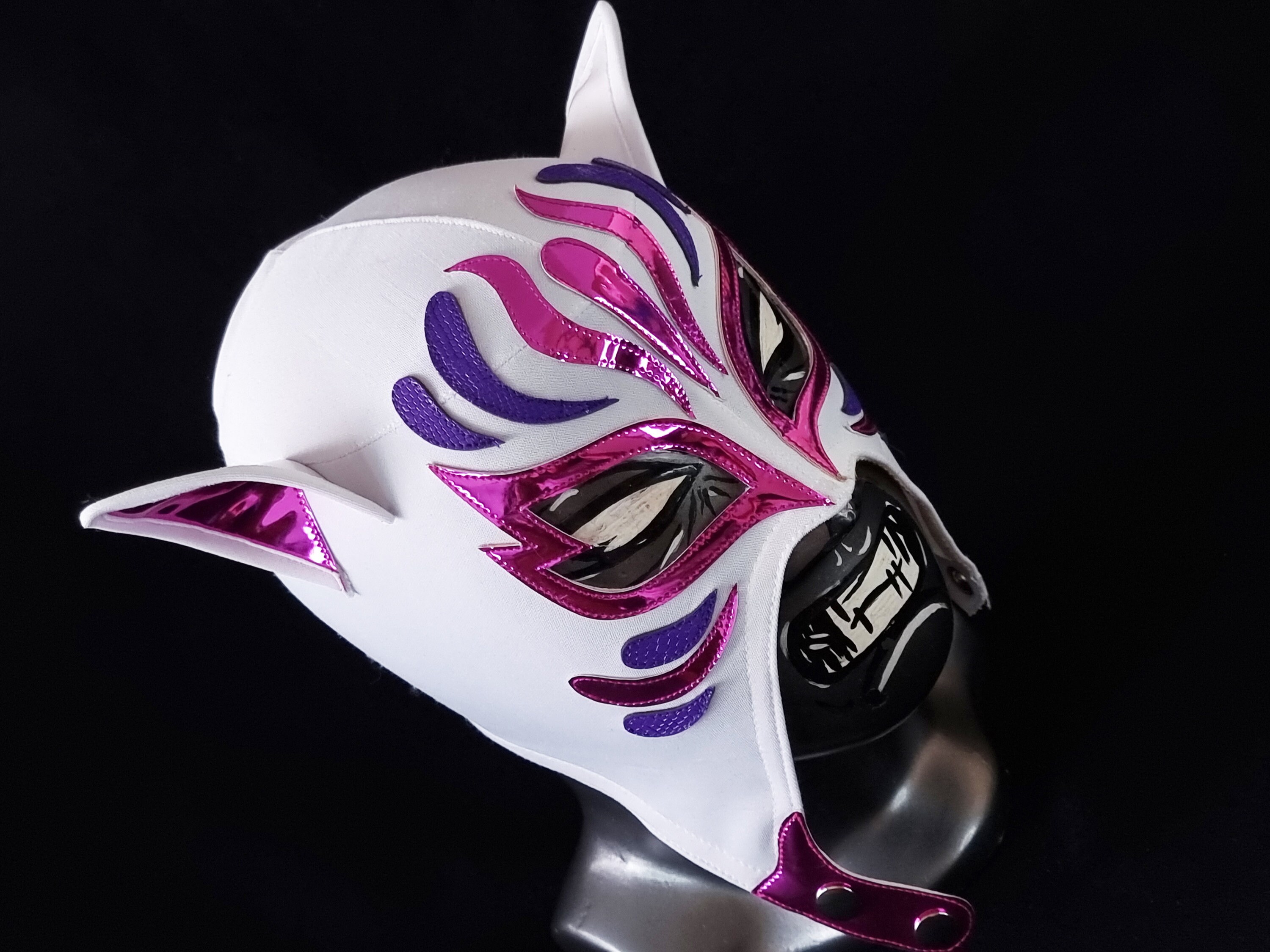 Hand Made CAT Mask Wrestling Mask Luchador Costume Wrestler Lucha Libre ...