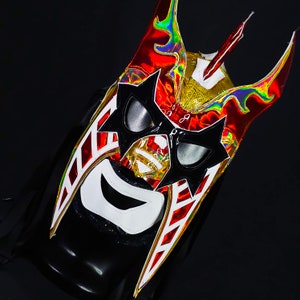 Hand Made HYSTERIA MASK Wrestling Mask Luchador Costume Wrestler Lucha ...