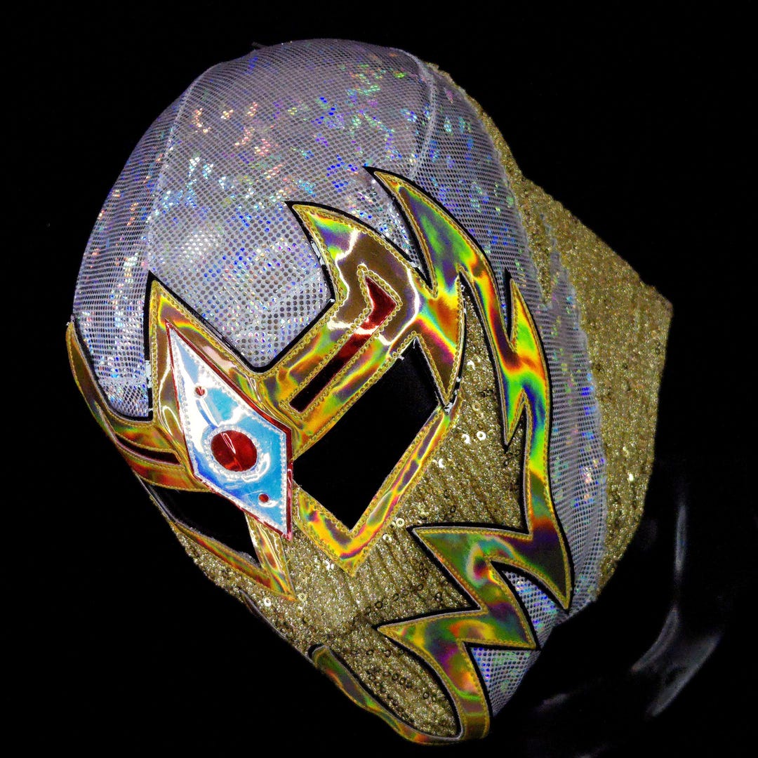 NINJA Wrestling Mask Luchador Costume Wrestler Lucha Libre Mexican Mask ...