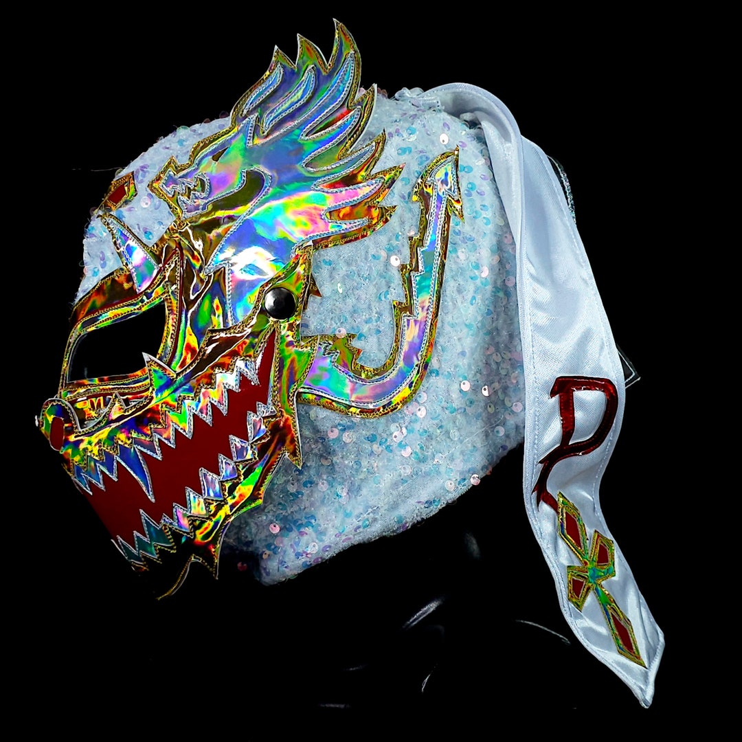 DRAGON MASK Wrestling Mask Luchador Costume Wrestler Lucha Libre ...