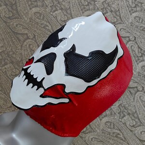 Hand Made SKULL Wrestling Mask Luchador Costume Wrestler Lucha Libre ...
