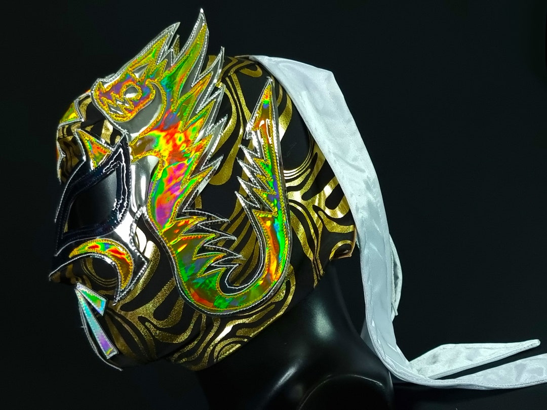 DRAGON Wrestling Mask Luchador Costume Wrestler Lucha Libre Mexican ...