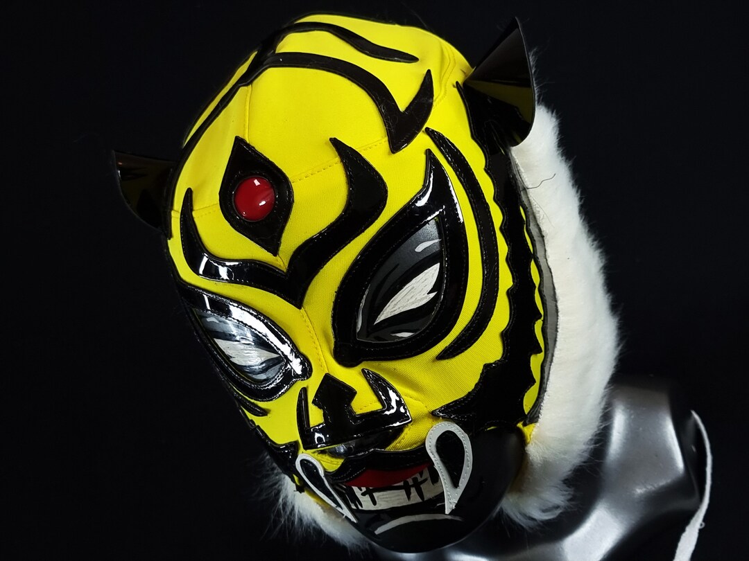 TIGER Mask Wrestling Mask Luchador Costume Wrestler Lucha Libre Mexican ...