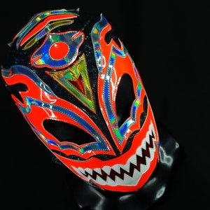 Hand Made TITAN Mask Wrestling Mask Luchador Costume Wrestler Lucha ...