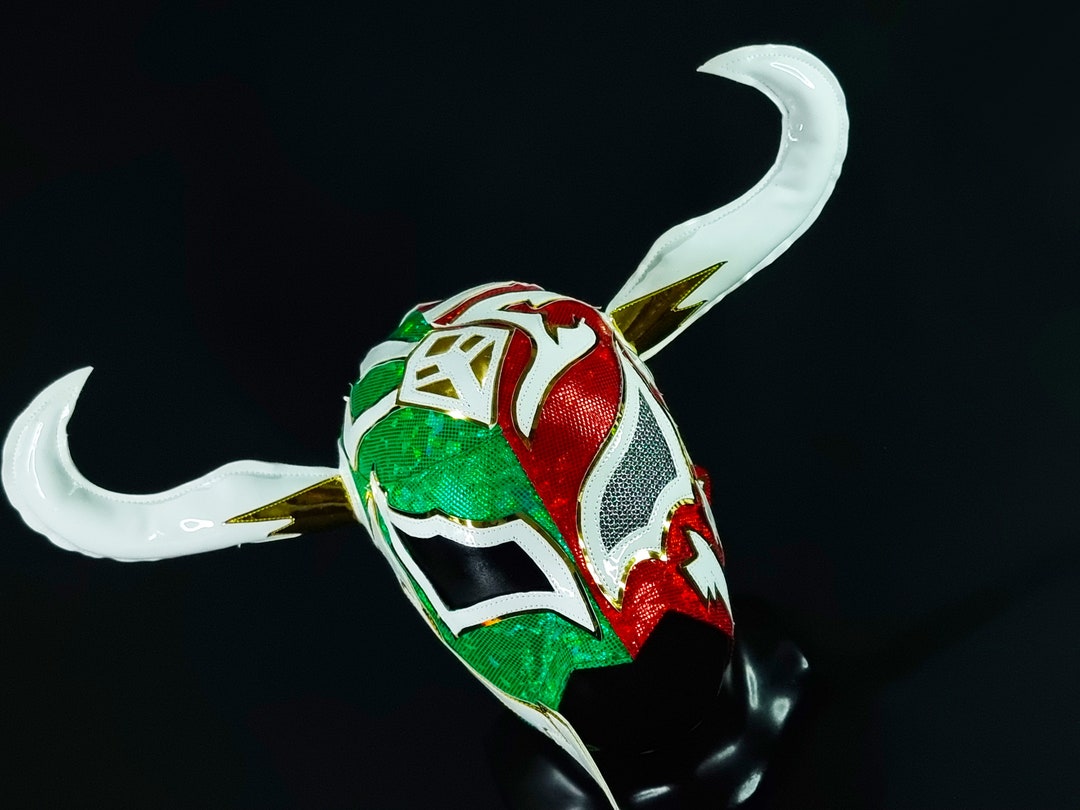Hand Made RUSH MASK Wrestling Mask Luchador Costume Wrestler Lucha ...