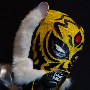 Tiger Mask Wrestling Mask Luchador Costume Wrestler Lucha Libre Mexican ...