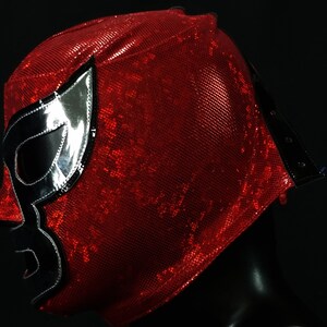 RED DEMON MASK Wrestling Mask Luchador Costume Wrestler Lucha Libre ...