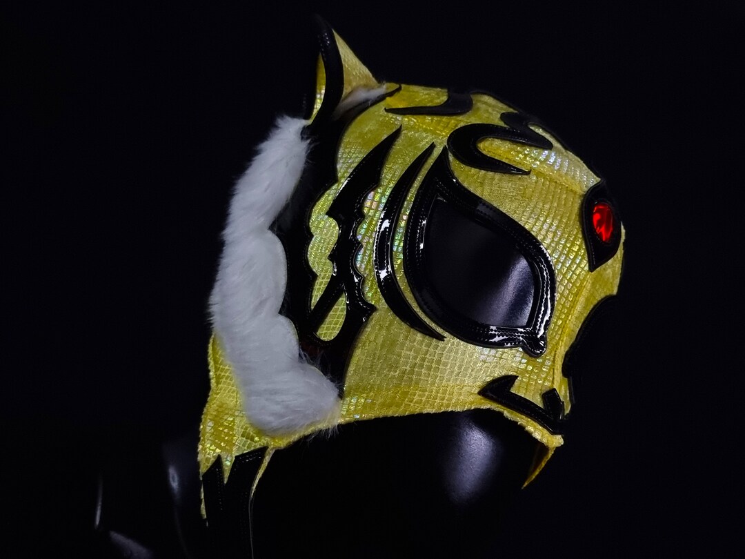 TIGER MASK Wrestling Mask Luchador Costume Wrestler Lucha Libre Mexican ...