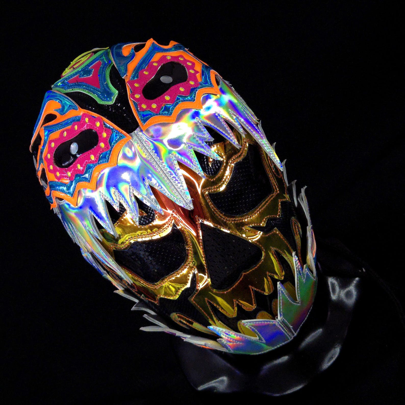 Hand Made SKULL MASK Wrestling Mask Luchador Costume Wrestler Lucha ...
