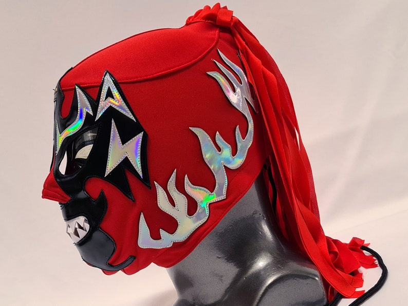 INFERNO Mask Wrestling Mask Luchador Costume Wrestler Lucha | Etsy