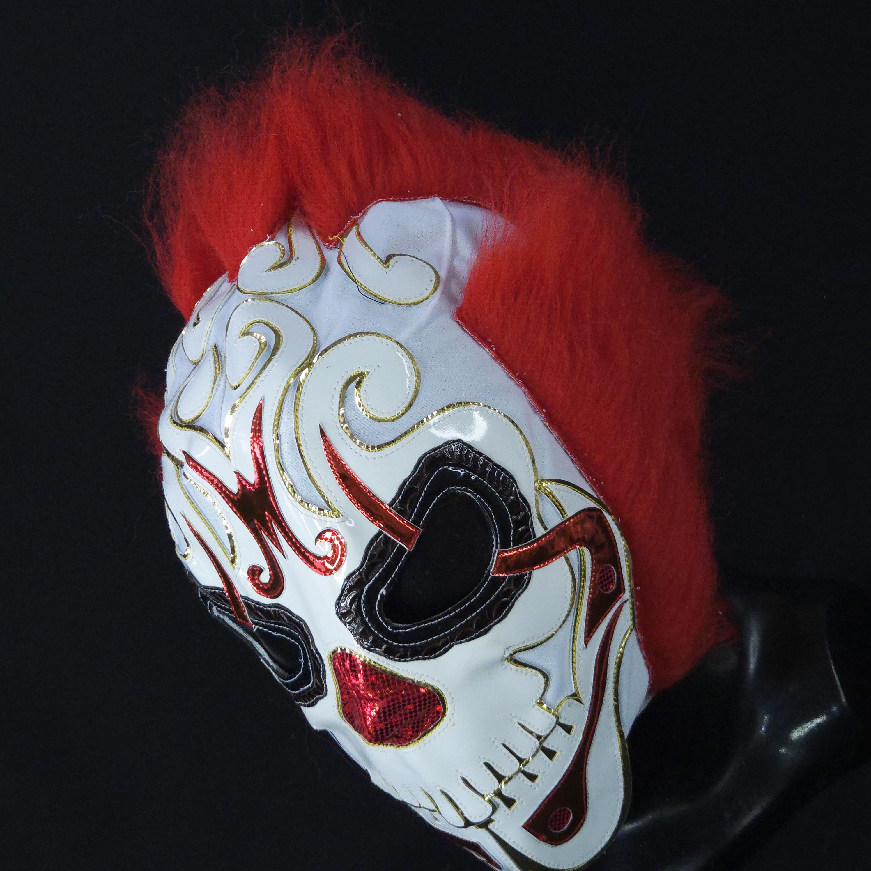 Hand Made EVIL CLOWN Mask Wrestling Mask Luchador Costume Wrestler ...