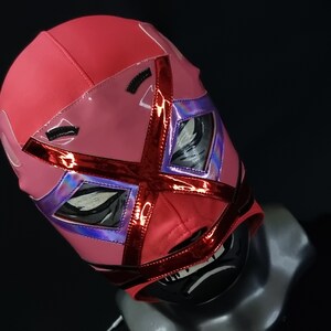 Hand Made PINK Mask Wrestling Mask Luchador Costume Wrestler Lucha ...