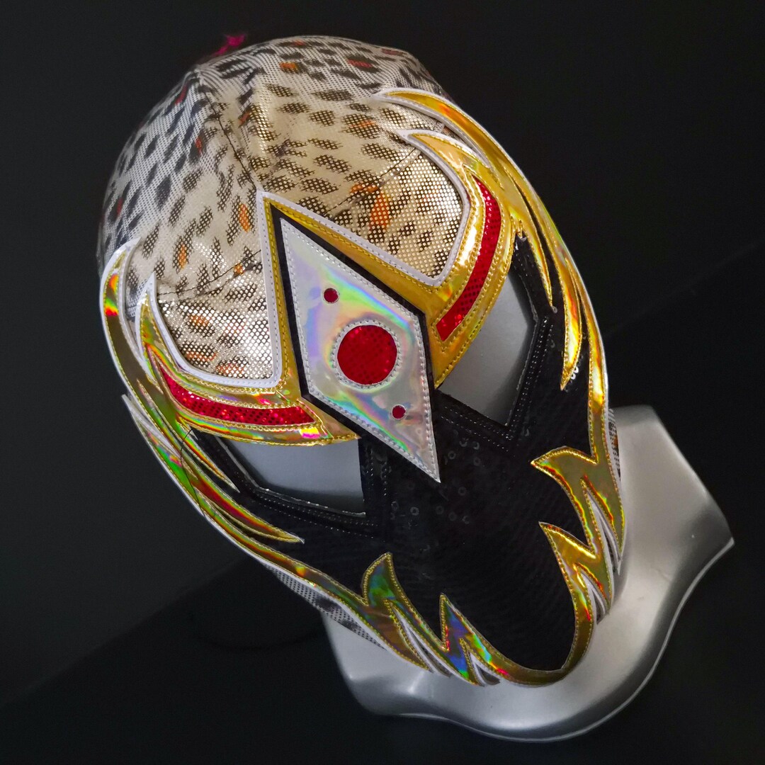 Hand Made NINJA MASK Wrestling Mask Luchador Costume Wrestler Lucha ...