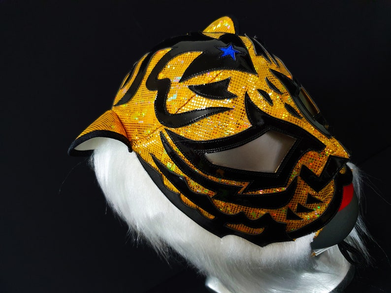 Tiger Mask Wrestling Mask Luchador Costume Wrestler Lucha - Etsy