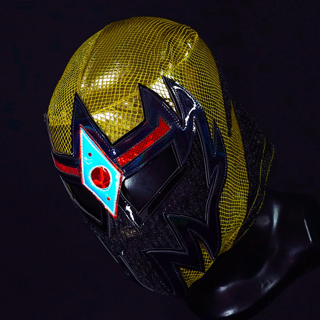 NINJA MASK Wrestling Mask Luchador Costume Wrestler Lucha Libre Mexican ...