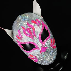 CAT Mask Wrestling Mask Luchador Costume Wrestler Lucha Libre Mexican ...