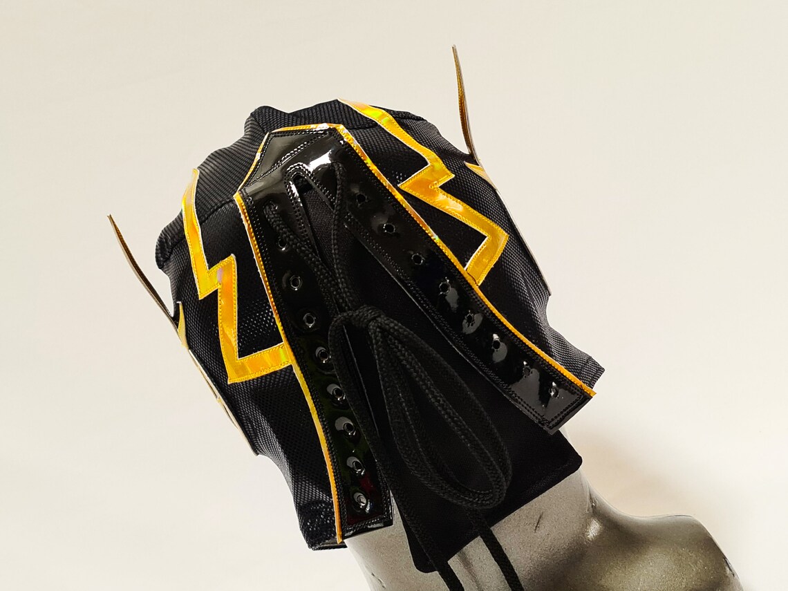 THUNDER Mask Wrestling Mask Luchador Costume Wrestler Lucha - Etsy