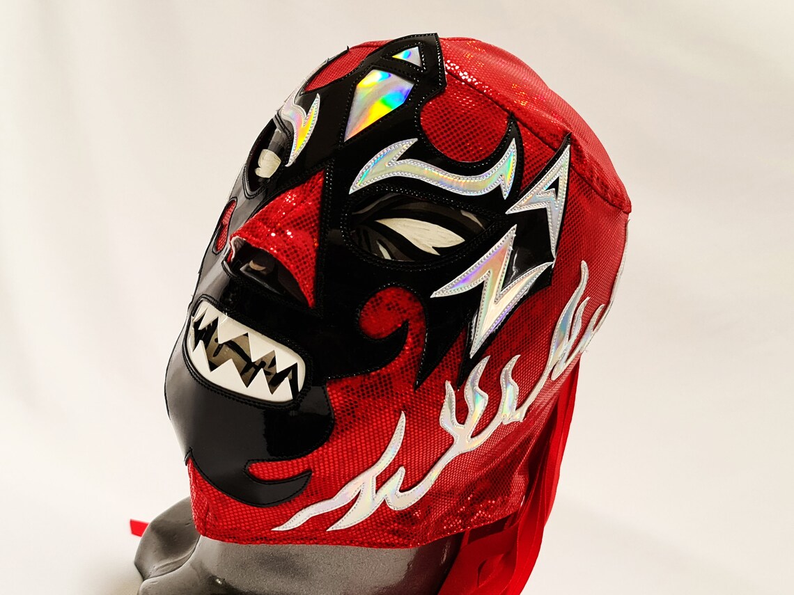 INFERNO Mask Wrestling Mask Luchador Costume Wrestler Lucha - Etsy