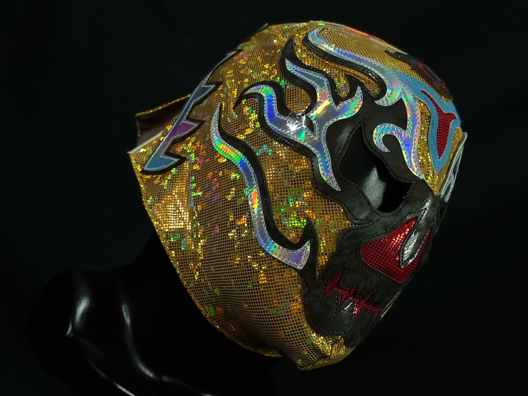 SKULL Mask Wrestling Mask Luchador Costume Wrestler Lucha Libre Mexican ...