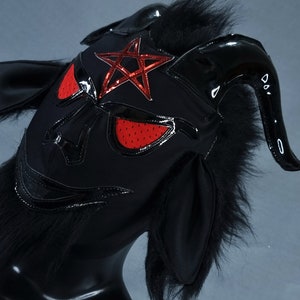 DEVIL SATAN GOAT Wrestling Mask Luchador Costume Wrestler Lucha Libre ...