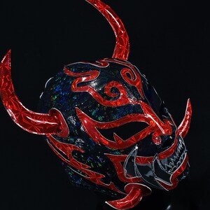 DEVIL DEMON Mask Wrestling Mask Luchador Costume Wrestler - Etsy