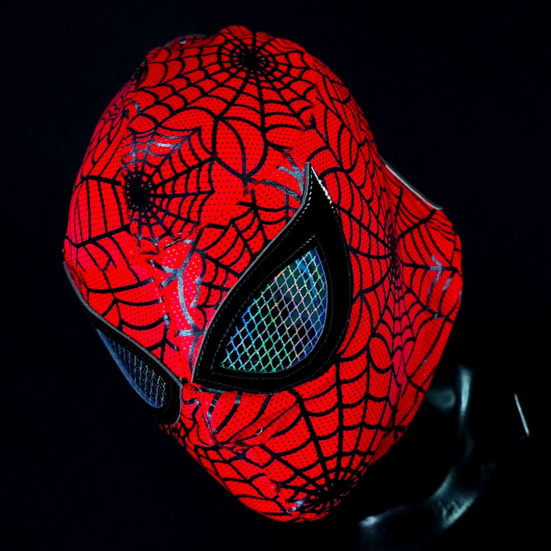 SPIDER MASK Wrestling Mask Luchador Costume Wrestler Lucha Libre ...