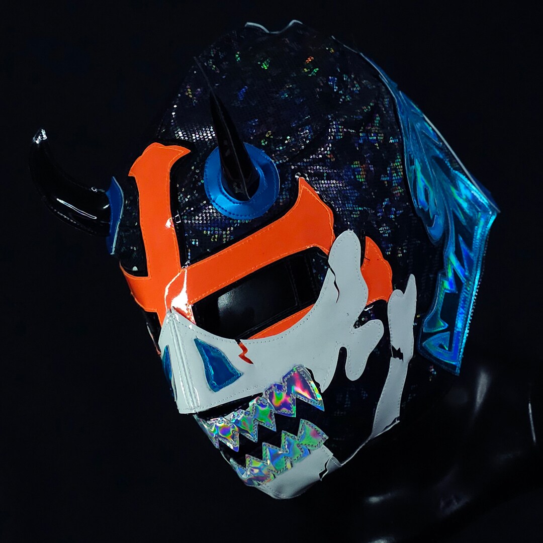 SKULL MASK Wrestling Mask Luchador Costume Wrestler Lucha Libre Mexican ...