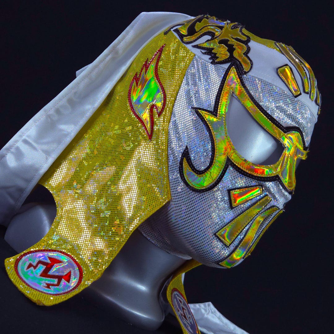 Hand Made Ninja Mask Wrestling Mask Luchador Costume Wrestler Lucha ...